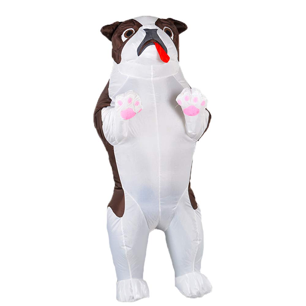 Rafalacy Inflatable Dog Costume for Adult Funny Blow up Costumes Party ...