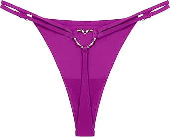 Amazon.com: Thin Strap Thongs for Women Sexy Cut Out Low Rise T Back G ...