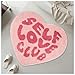 Amazon.com: Violacea Self Love Club Rug Heart Shaped Aesthetic Rug Non ...