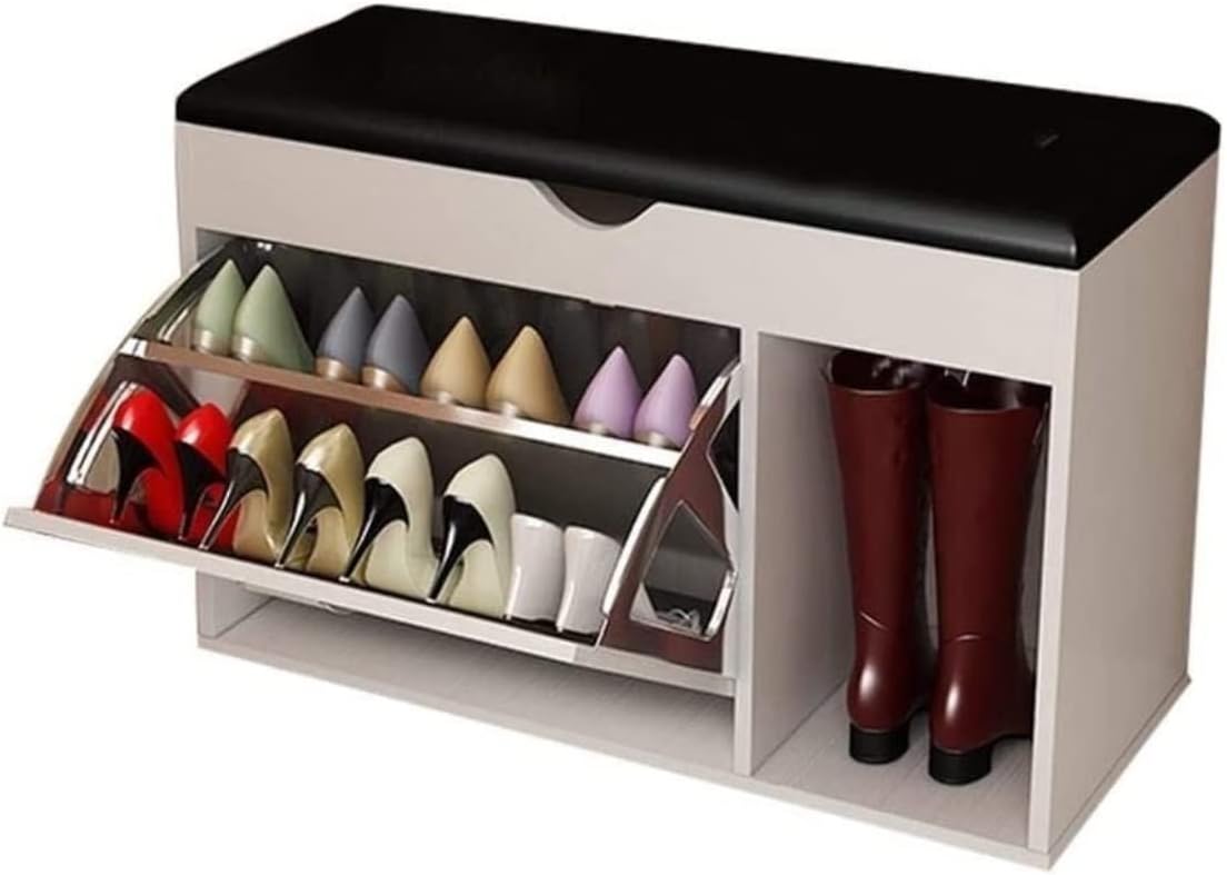 Amazon.com: Shoe Organizer Shoe Rack Wooden Shoe Rack Shoe Cabinet ...
