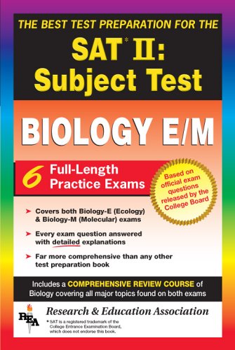 Amazon.com: SAT II: Biology E/M (REA) - The Best Test Prep for the SAT ...