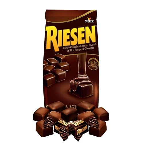 Amazon.com : Riesen Chewy Chocolate Covered Caramel Candies, 30 oz ...