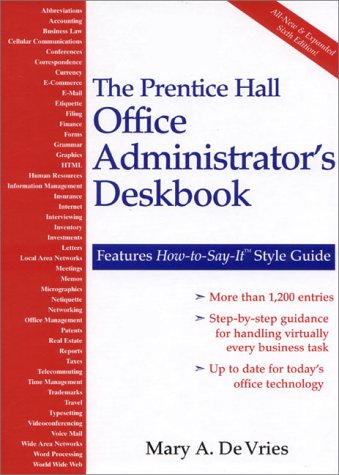 Handbook for Professional Secretaries and Administrative Assistants ...