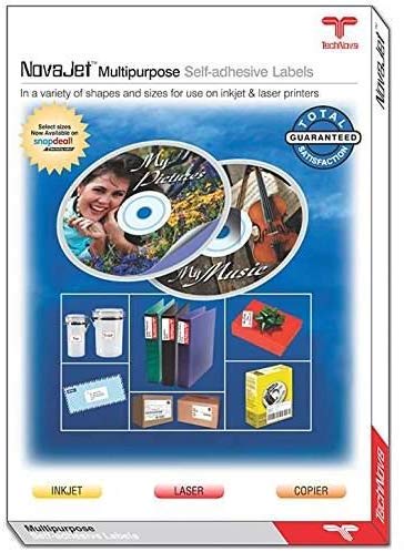 NovaJet Multipurpose Label 56L - 48 x 20 WR for Inkjet/Laser printer A4 ...
