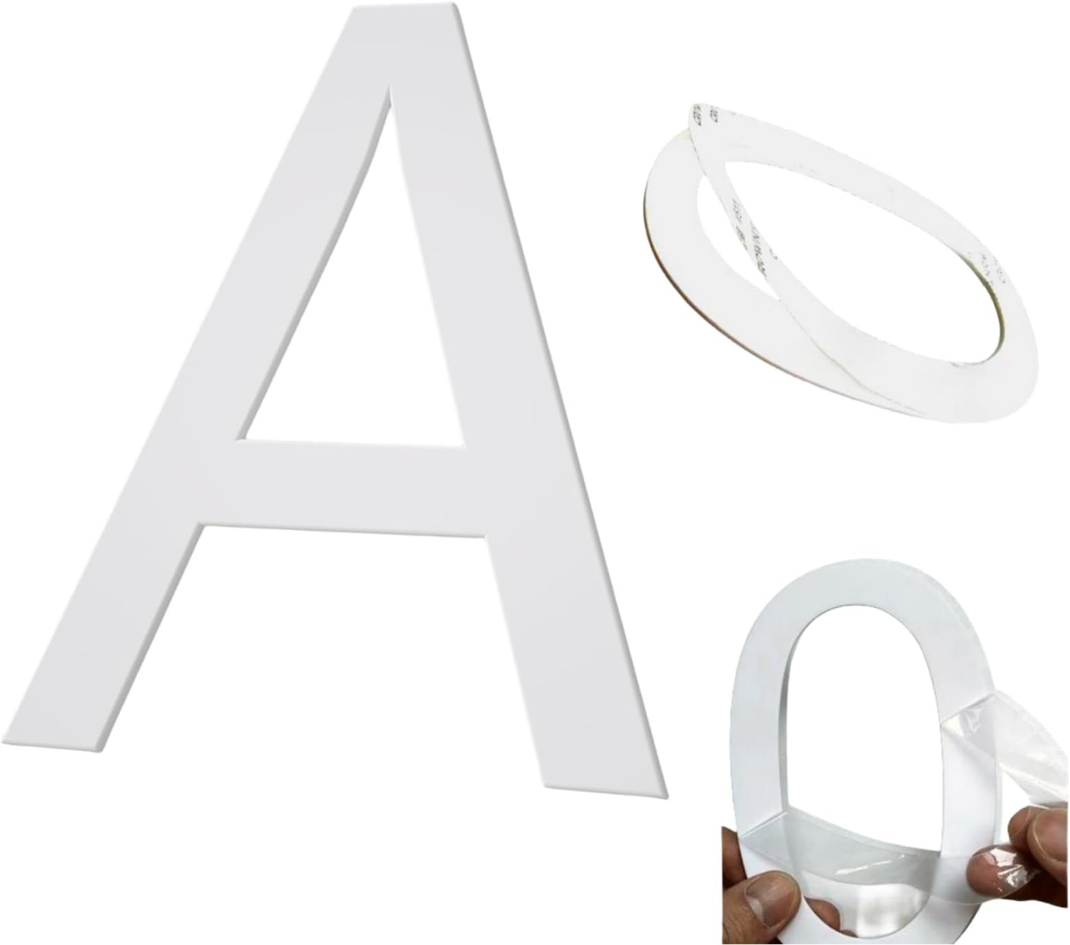 Amazon.com: 6 inch White House Numbers, Self Adhesive House Numbers for ...