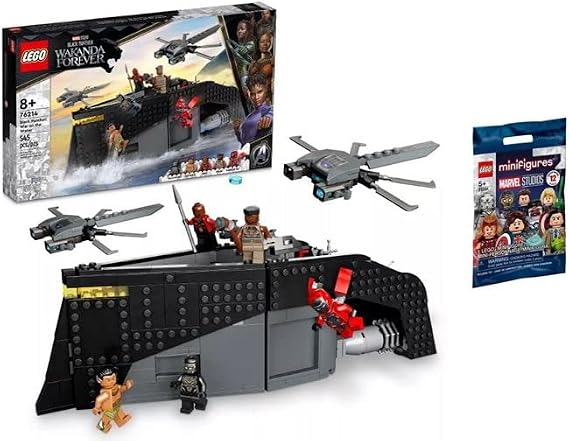 Lego Marvel Black Panther Wakanda Forever War on The Water Building Kit ...