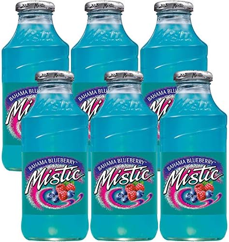 Amazon.com: Mistic Tropical Fruit Punch Drink, 16oz Glass Bottle (Pack ...