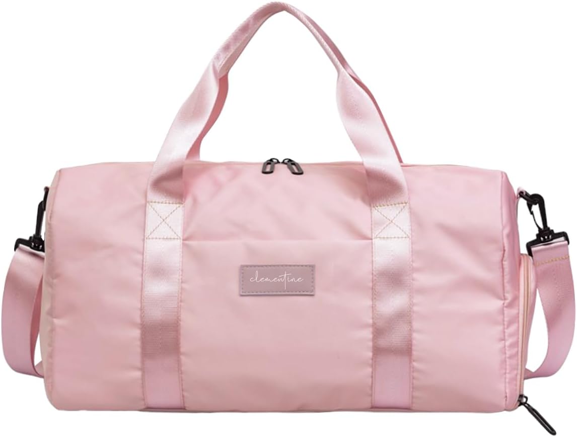 Amazon.com | Small Gym Bag for Women with Shoe Compartment and Wet ...