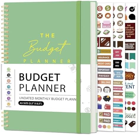 Amazon.com : Budget Planner - Monthly Budget Book Undated with Expense ...