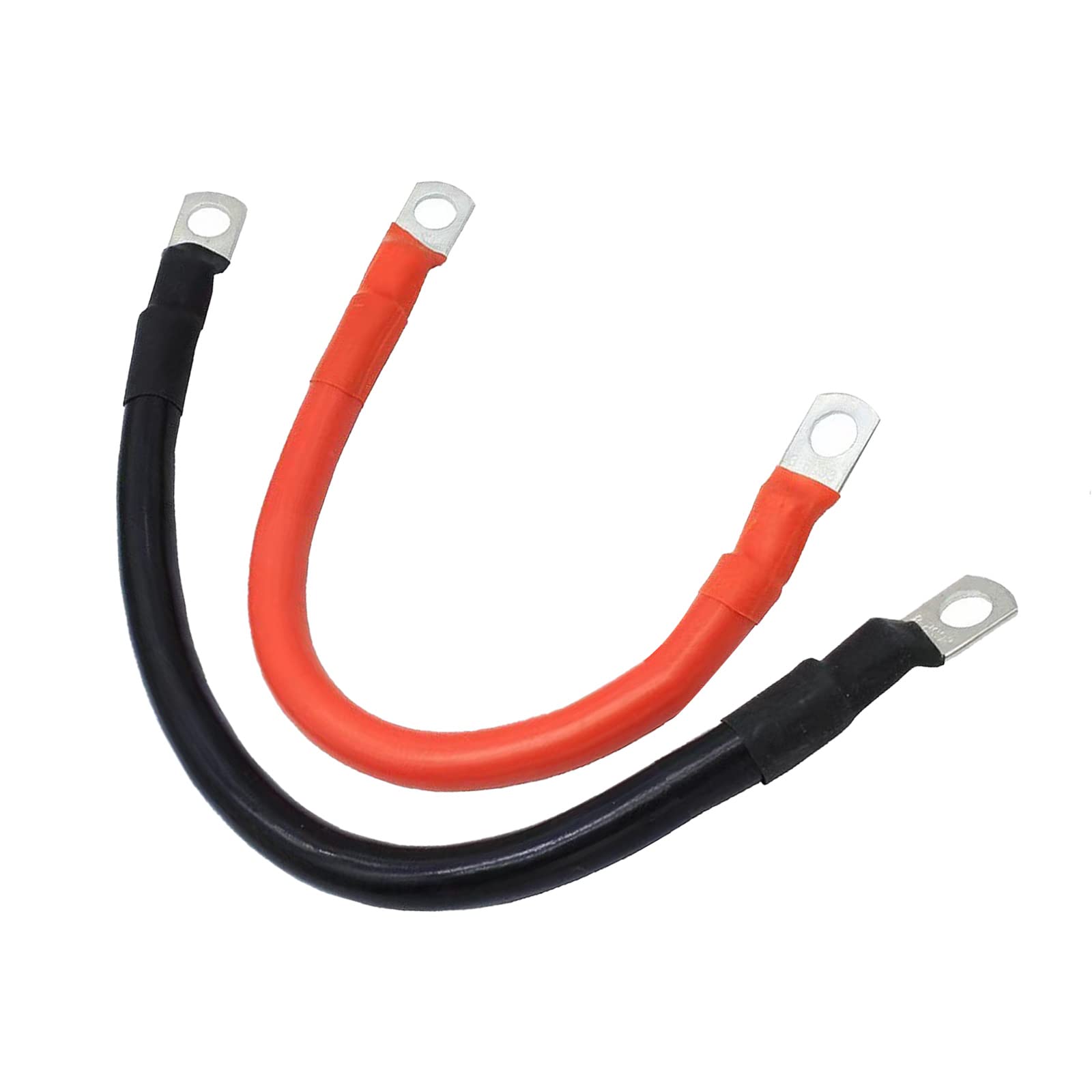 Snapklik.com : HUATOL 5 AWG Battery Cable, 2PCS Copper Battery Cables