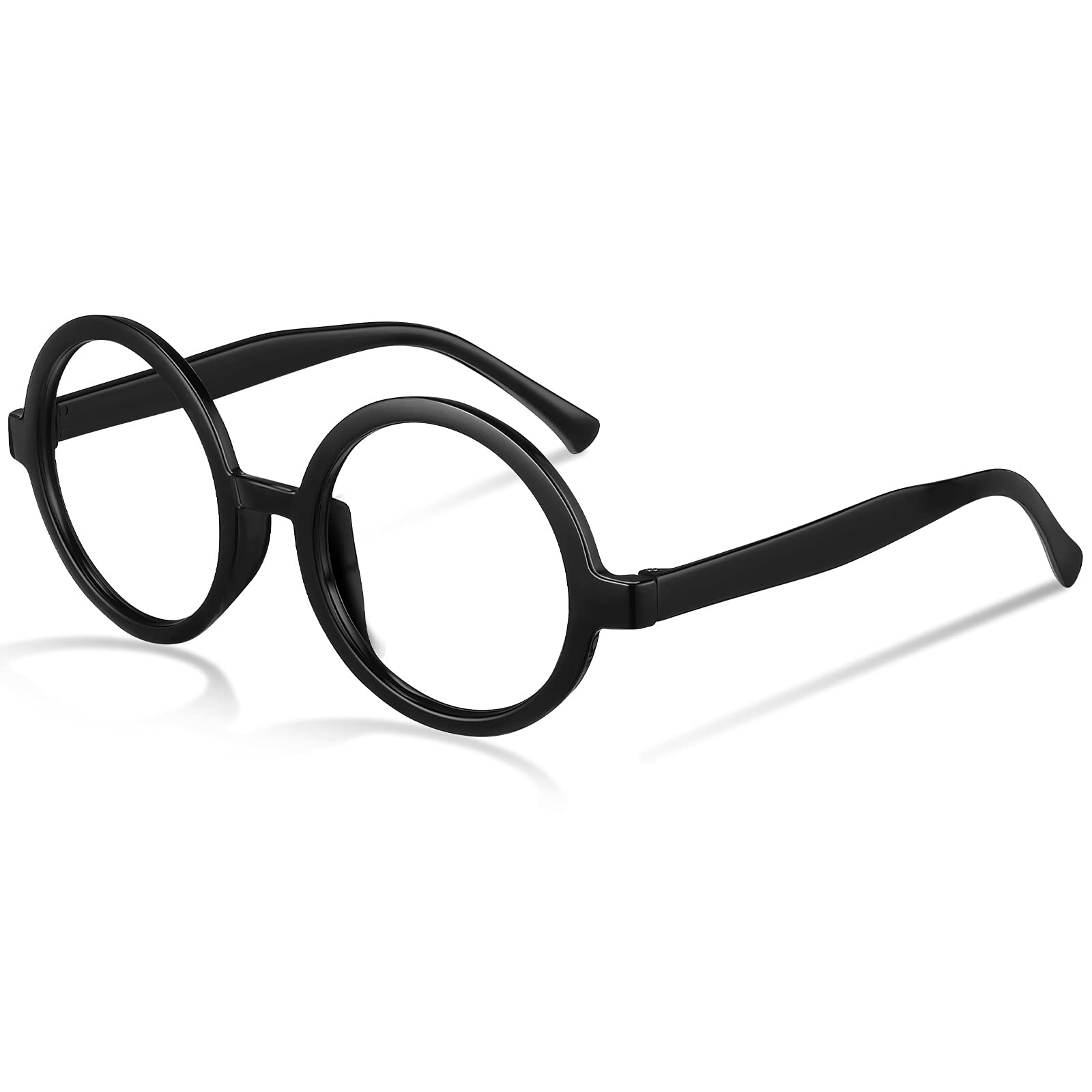 Wizard Glasses Costume Glasses Black Round Glasses Frame No Lenses ...
