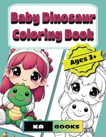 Amazon.com: Baby Dinosaur Coloring Book: Simple and Fun Coloring Pages ...