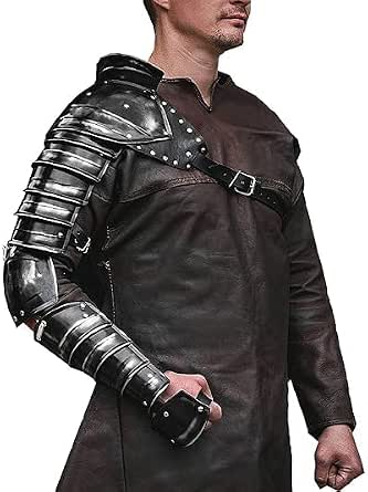 Amazon.co.jp: Medieval Single Scapular Metal Sleeve Shoulder Arm for ...