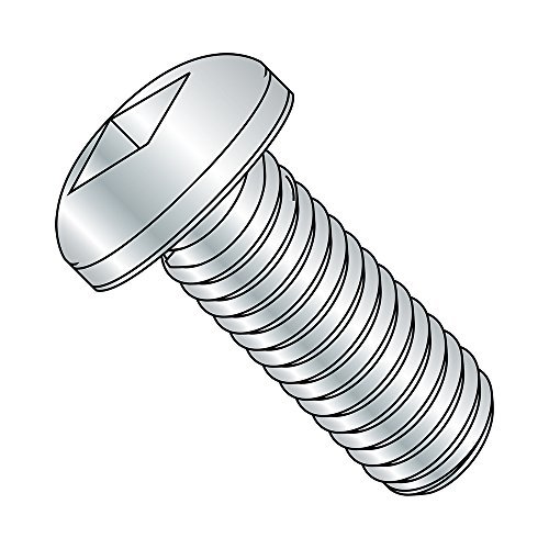 Steel Pan Head Machine Screw, Zinc Plated, Meets ASME B18.6.3, 1R ...