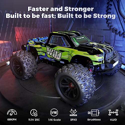 Snapklik.com : BEZGAR HP161S 1:16 4X4 RTR Brushless Fast RC Cars For ...