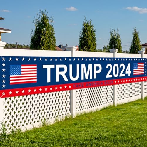 Amazon.com : Trump Yard Signs - Large MAGA Banner Flag, 2024 Trump Sign ...