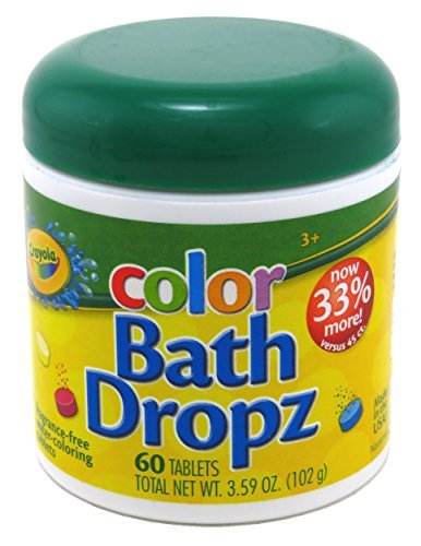 Crayola Color Bath Dropz 60 Tablets 3.59 Ounce Jar (3 Pack) : Amazon.in ...