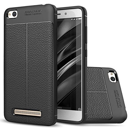VICloud Redmi 4A Case - TPU Flexible Auto Focus Leather Design Back ...