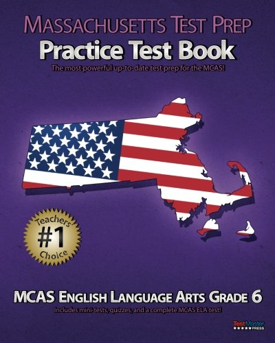MASSACHUSETTS TEST PREP Practice Test Book MCAS English Language Arts ...