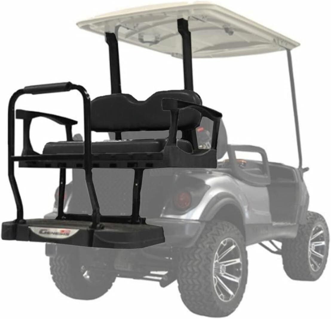 Amazon.com: MadJax Genesis 300 Aluminum Golf Cart Rear Flip Seat Kit ...