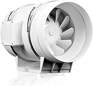 Exhaust Fan, 4 Inch Extractor Fan Low Noise Inline Duct Hydroponic Air ...