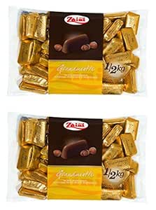 Amazon.com : Zaini: Gianduiotti Chocolate - 500g 17.64 oz - Pack of 2 ...