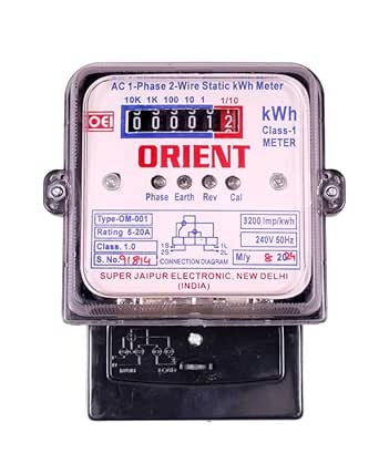 DEEPAK ELECTRICALS Sub Meter - Power India Meters Single Phase ...