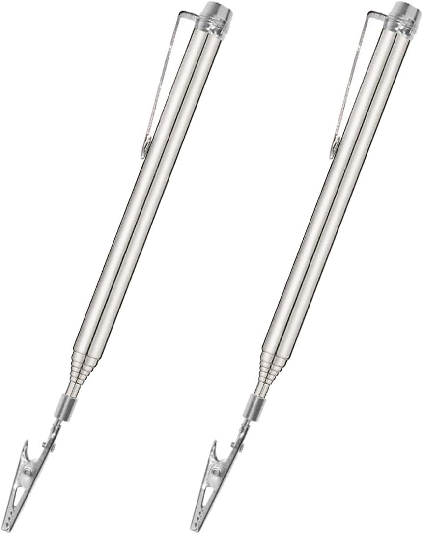 Amazon.com: Lovelysp Telescopic Alligator Clips with Pen Clip ...