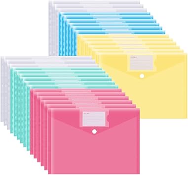 20 Carpetas Folder Broche Plastico Carta Archivero Documento, Carpetas ...