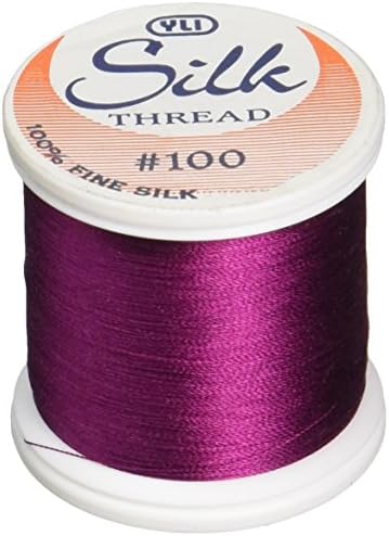 Amazon.com: YLI Corporation Silk Thread 100 Weight 218 Yd. Spool: 202 ...