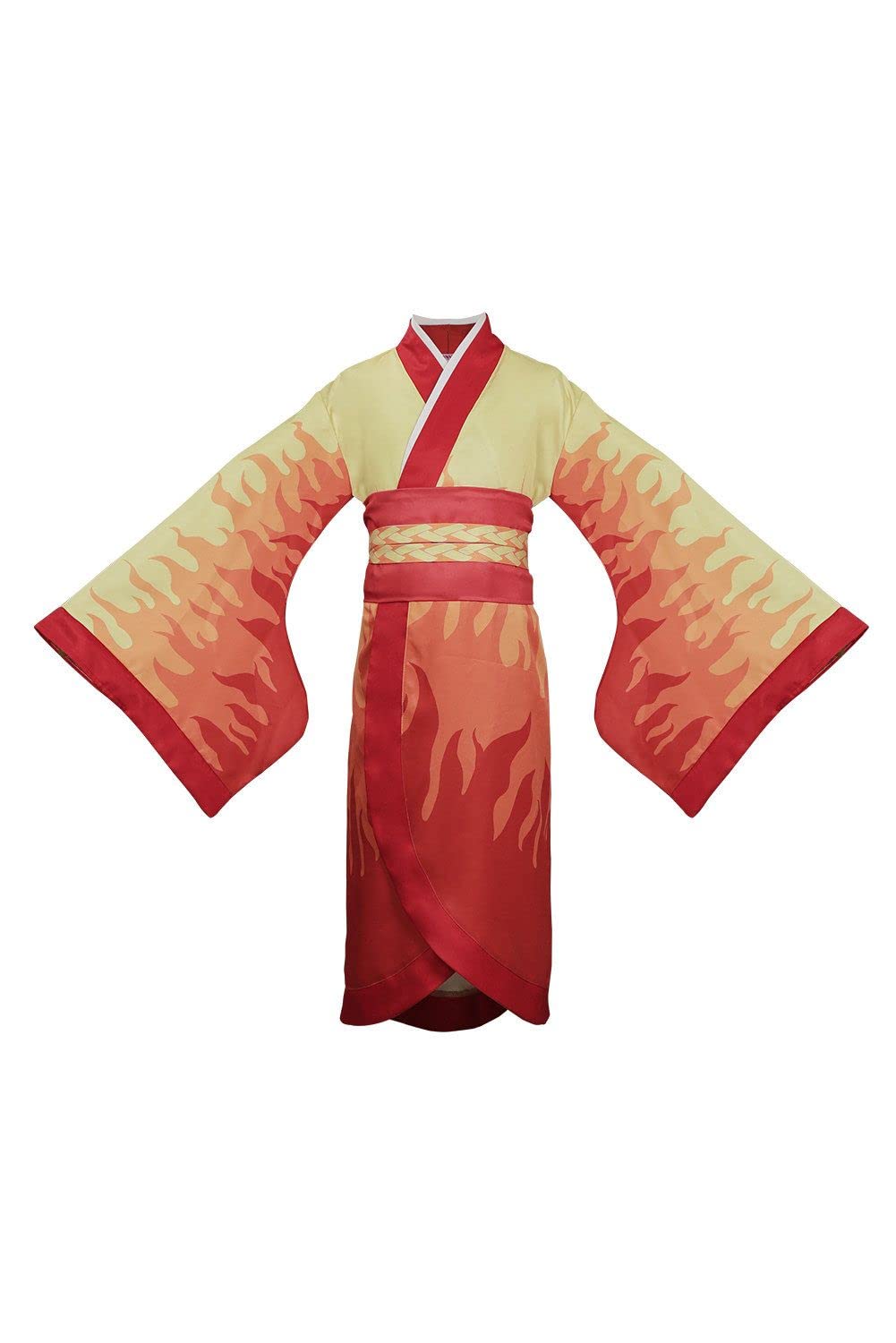 Buy Anime Kimetsu No Yaiba Rengoku Kyoujurou Unisex Cosplay Kimono ...