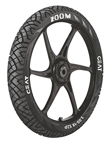 CEAT 80/100/18 ZOOM PLUS F 47P Front Tyres, (Home Delivery) : Amazon.in ...