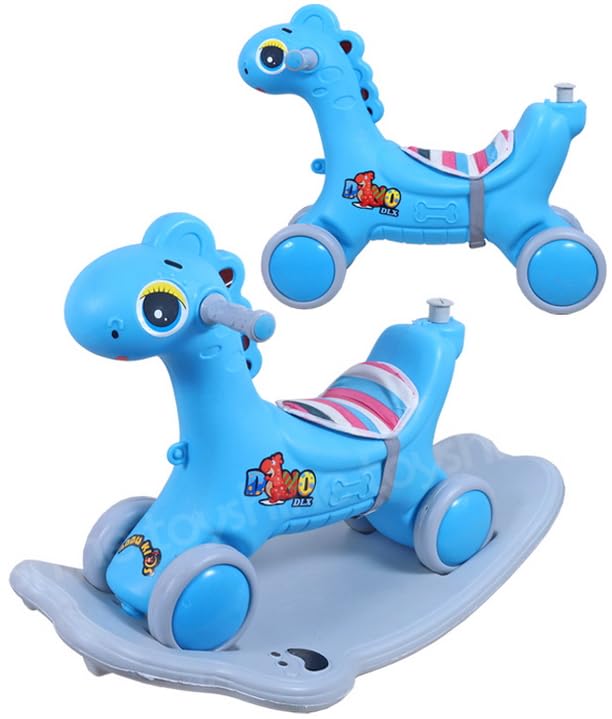 Toyshine 2 in 1 Rock and Roll Giraffe Horse Rocker Cum Ride-on Rocking ...