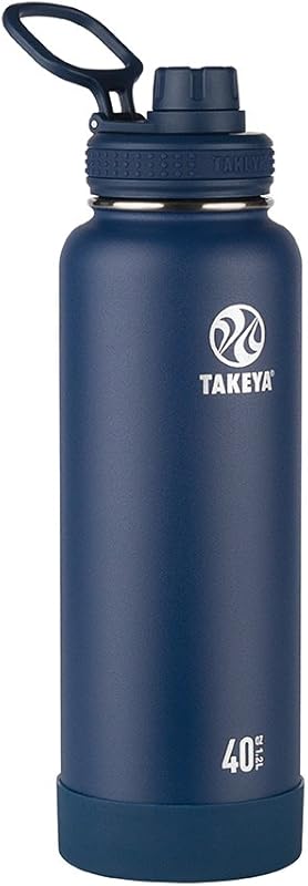 Takeya Actives 40 oz Vacuum Insulated Stainless Steel Water Bottle with ...