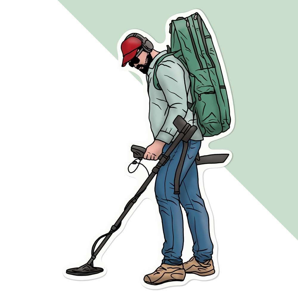 Metal Detecting Decals