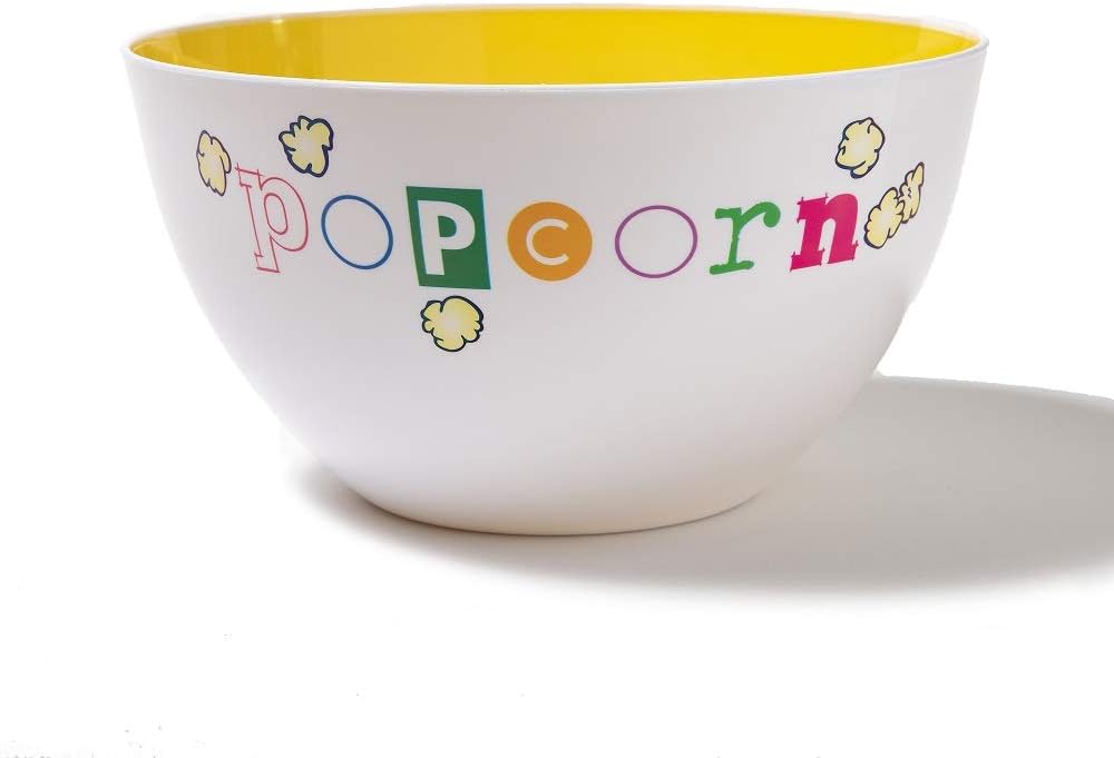 Amazon.com: Fun Time Plastic Popcorn Bowl - Wabash Valley Farms Large ...