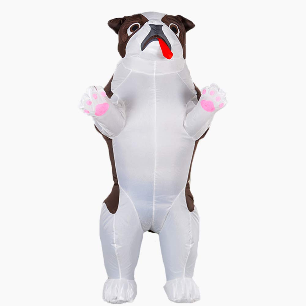 Rafalacy Inflatable Dog Costume for Adult Funny Blow up Costumes Party ...