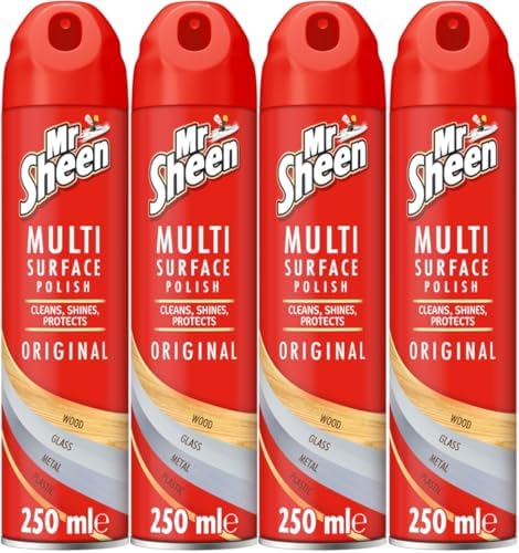 Mr Sheen Multi Surface Polish Spray, For Use on Wood, Plastic, Glass ...