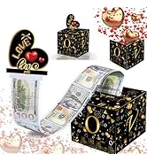 Amazon.com: Dxlang Surprise Money Box for Cash Gift Pull, Money Roll ...