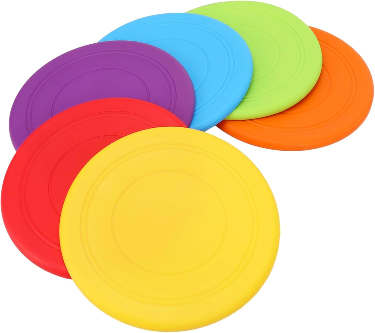 Pet Supplies : Abraza Flying Disc Dog Toy Dog Frisbees Nature Rubber ...