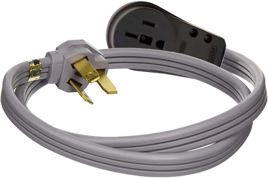 Amazon.com: 3-Pin 10-50P Male Plug To 4-Pin 14-50R Female Socket ...