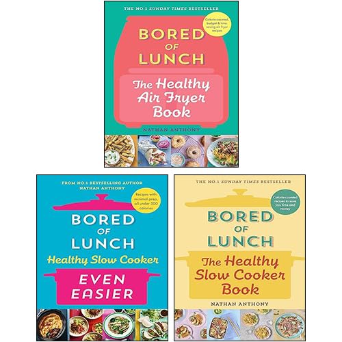Nathan Anthony 3 Books Collection Set (Bored of Lunch Healthy Slow ...