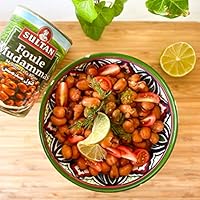 Amazon.com : Sultan Brand Foule Mudammas, Medium Fava Beans, High in ...