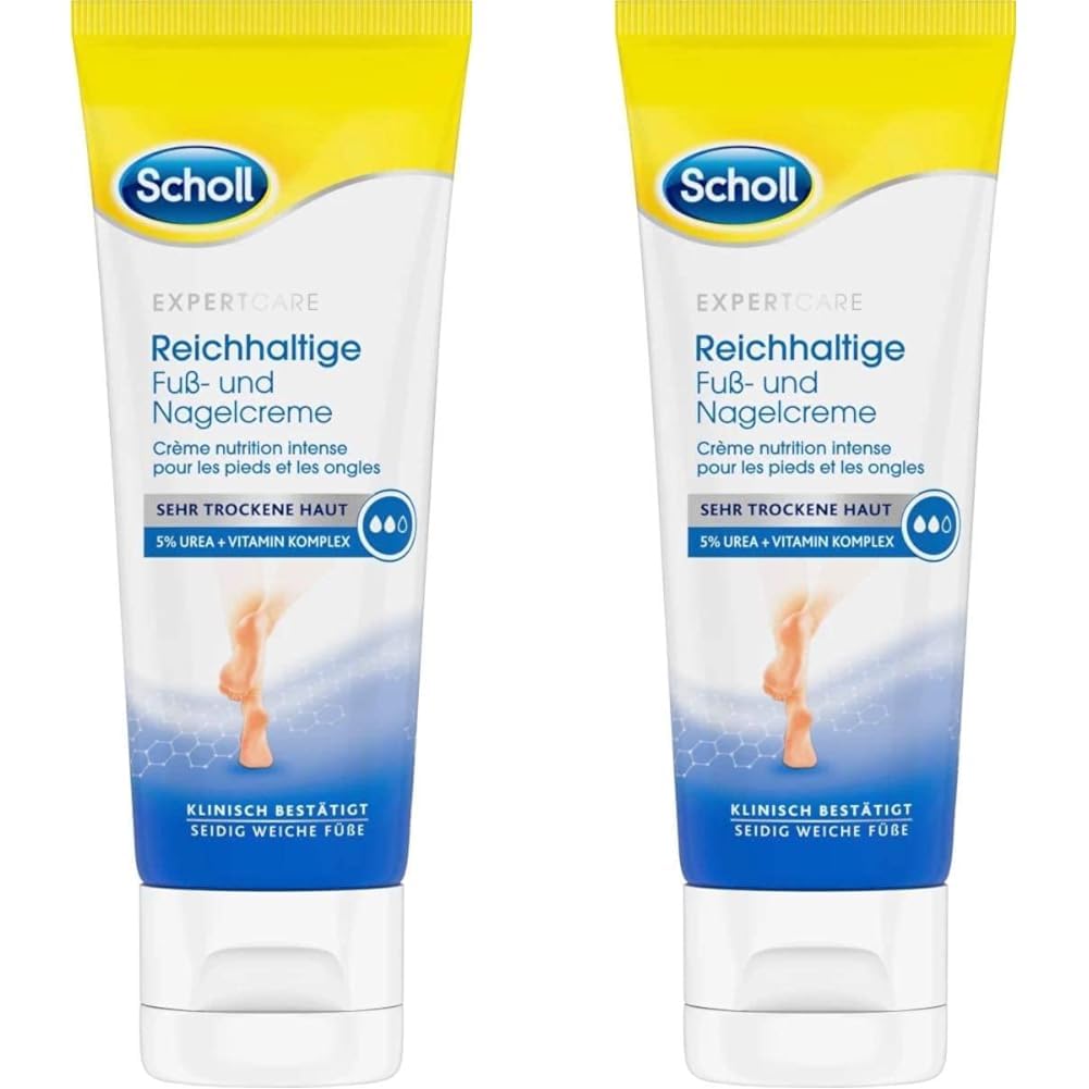 Scholl Rich Foot and Nail Cream - Ideal for Rough and Very Dry Feet ...