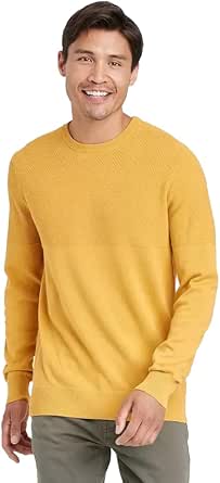 Goodfellow & Co Men's Crew Neck Pullover - at Amazon Men’s Clothing store