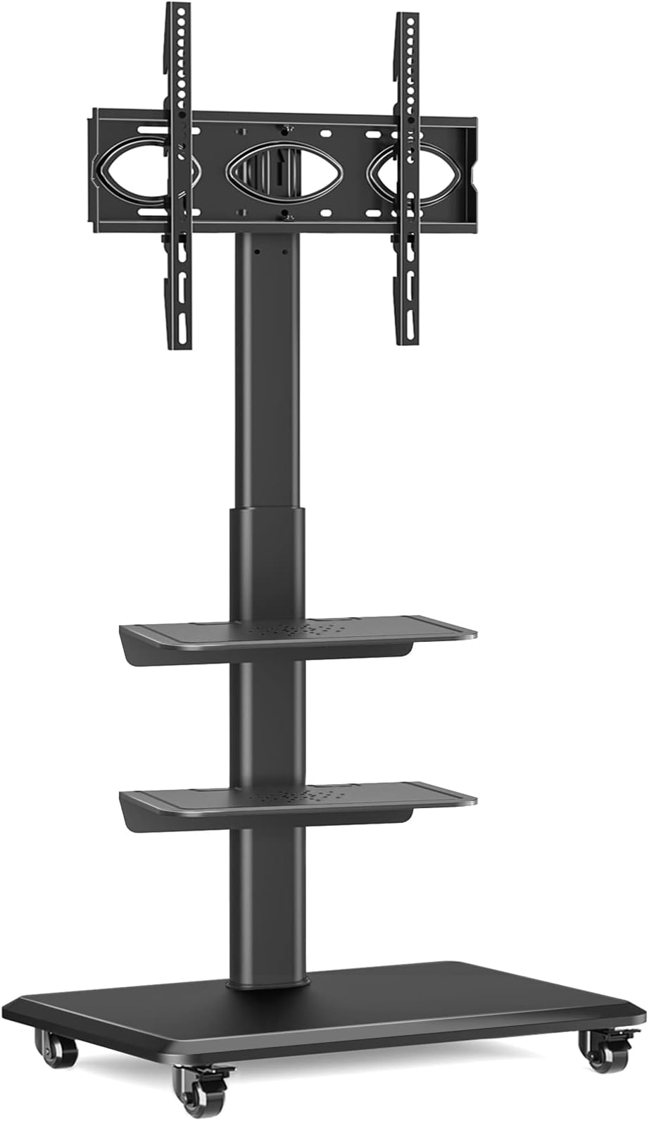 RFIVER Rolling TV Stand on wheels for most 26-65 inch TVs, Mobile Floor ...