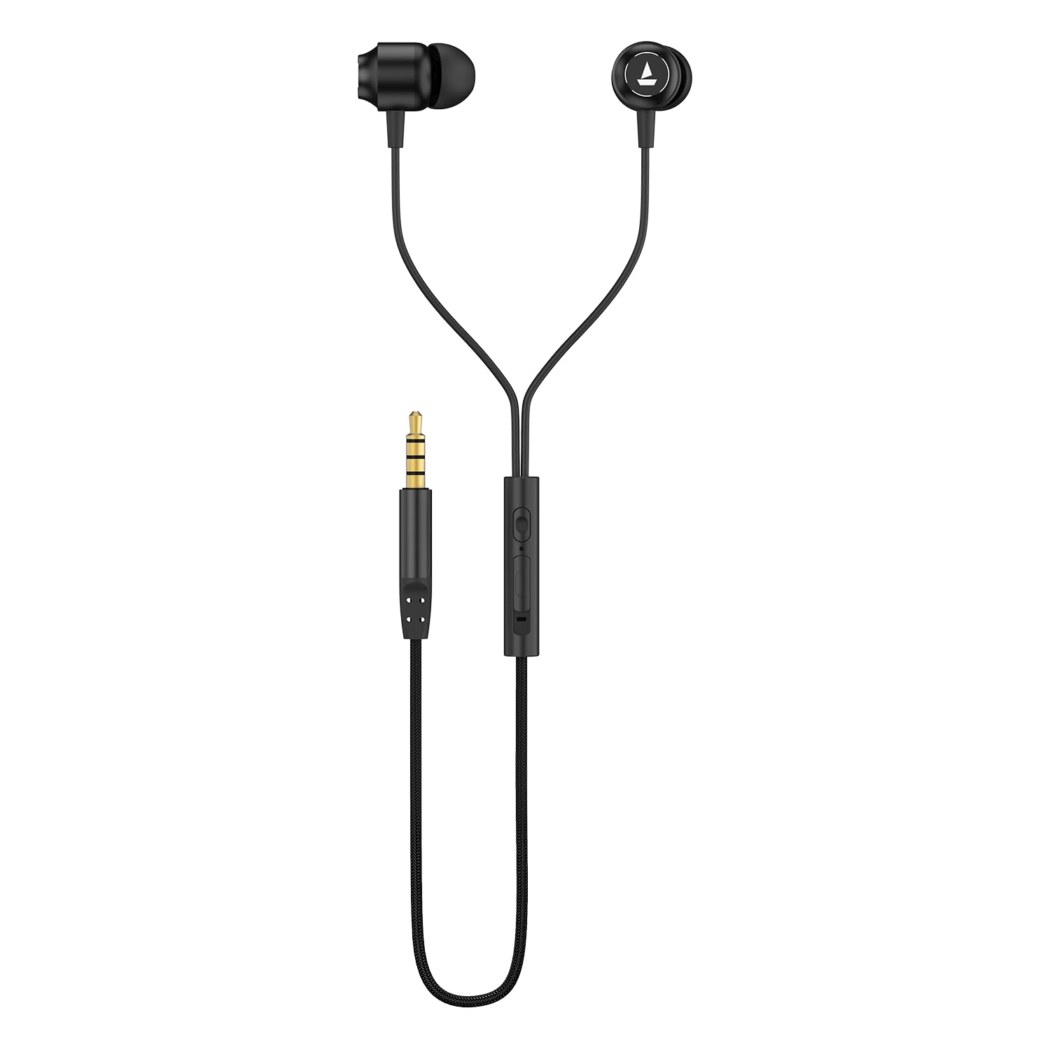boAt BassHeads 162 V2 Wired Earphones with 10mm Drivers, Metallic ...
