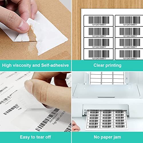 Snapklik.com : LabelMore 30 Up Labels 1 X 2-5/8 Shipping Address Labels ...