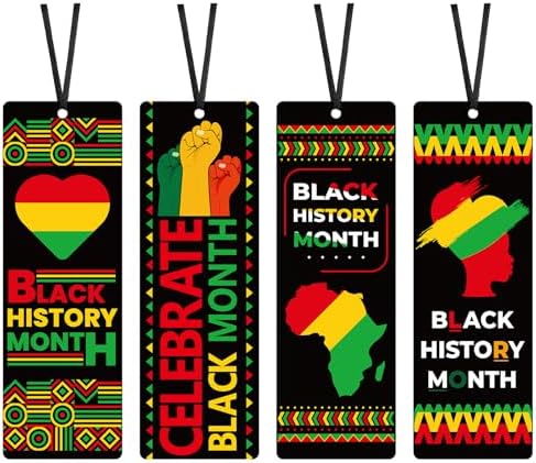 Amazon.com: National Black History Month Bookmarks Set 24 Bookmarks ...