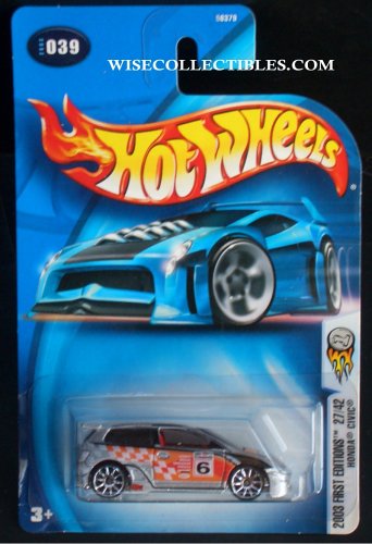 Buy Mattel Hot wheels 2003 First Editions 1:64 Scale Silver Honda Civic ...